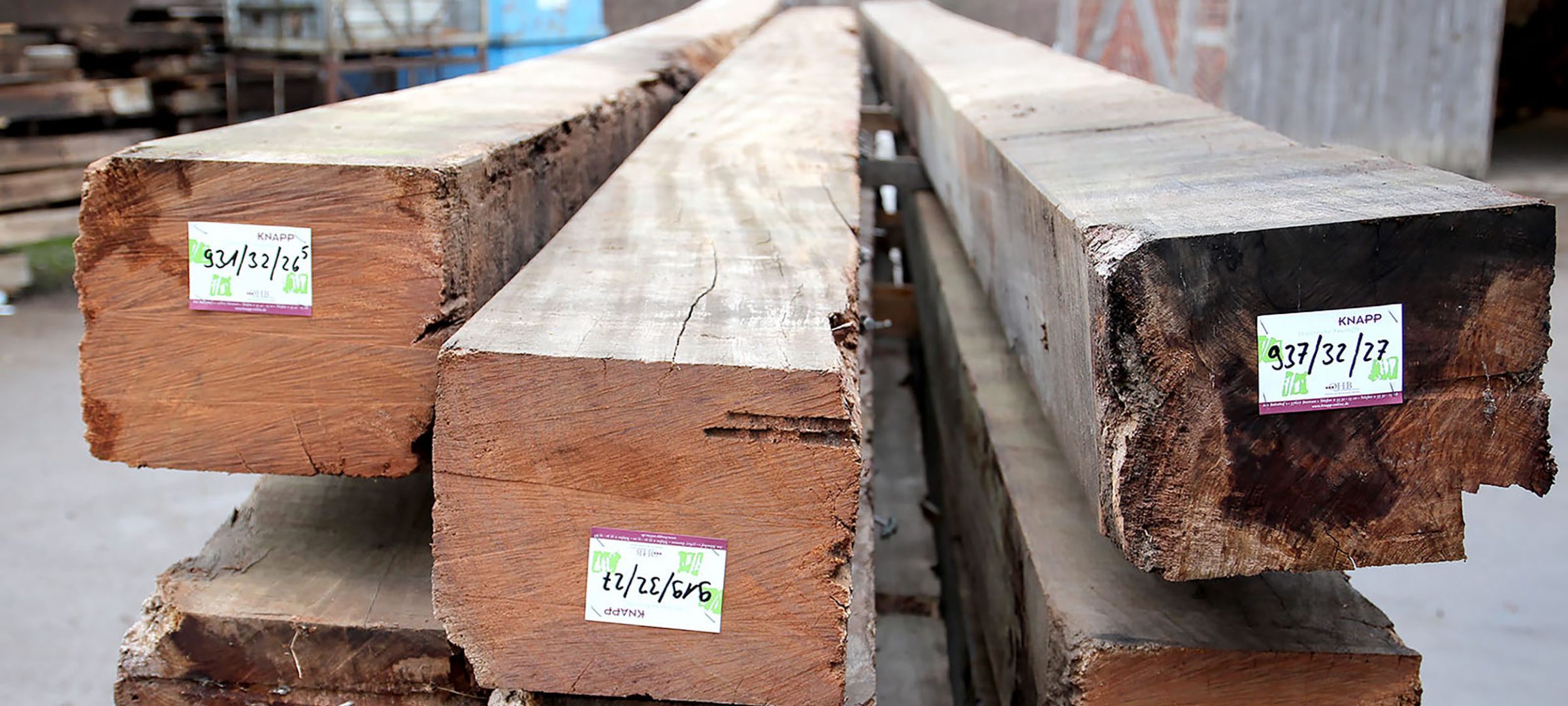 Bongossi-Balken 900 x 30 x 30 cm - Thomas Knapp Historische Baustoffe GmbH